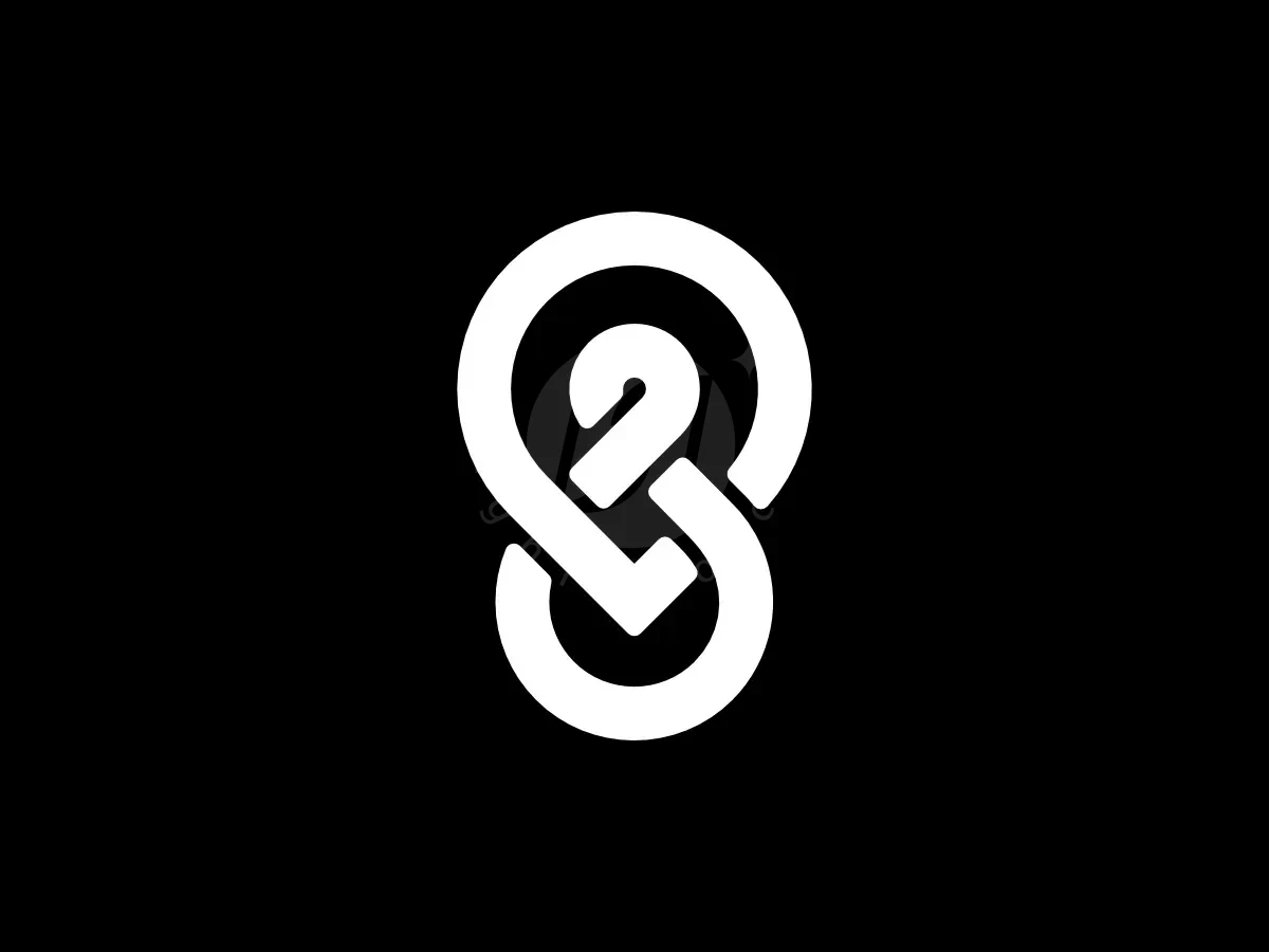 Number 8 Infinity Pin Map Location Logo - HighLogo