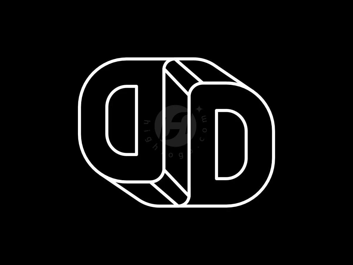 Letter Dds Initial Dsd Monoline Monogram Logo - HighLogo