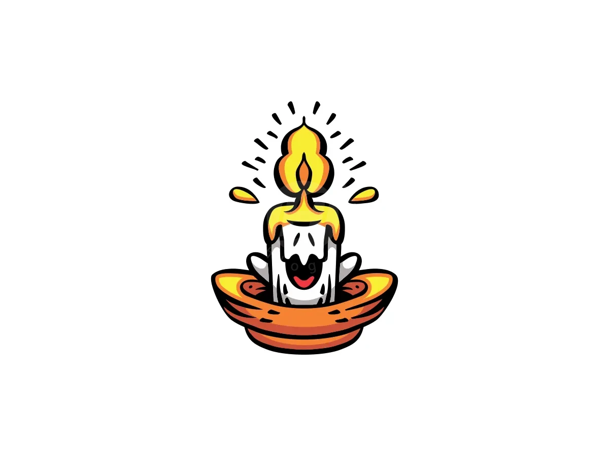 Candle Fire Light Logo - HighLogo