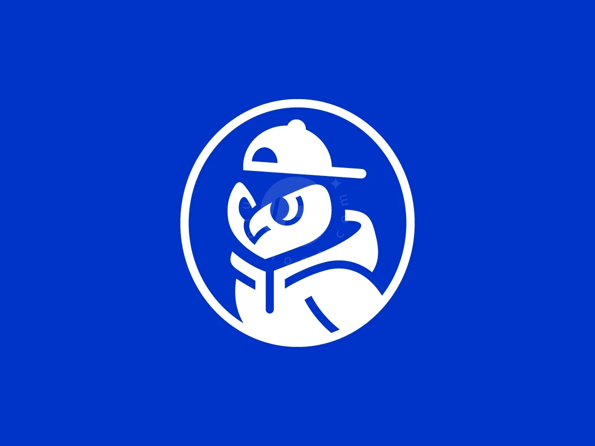 Casual Fashioned Owl Bird Logo - HighLogo