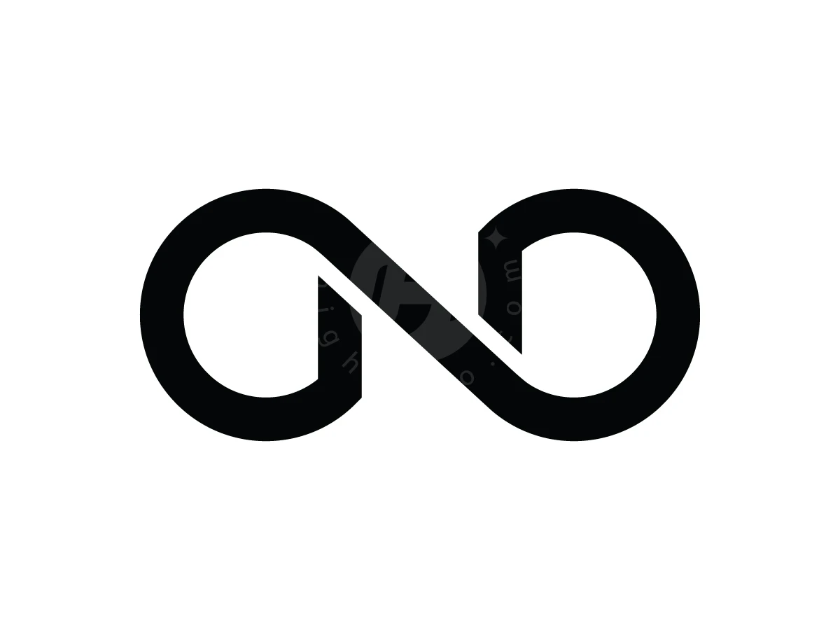 Letter N Infinity Logo - HighLogo