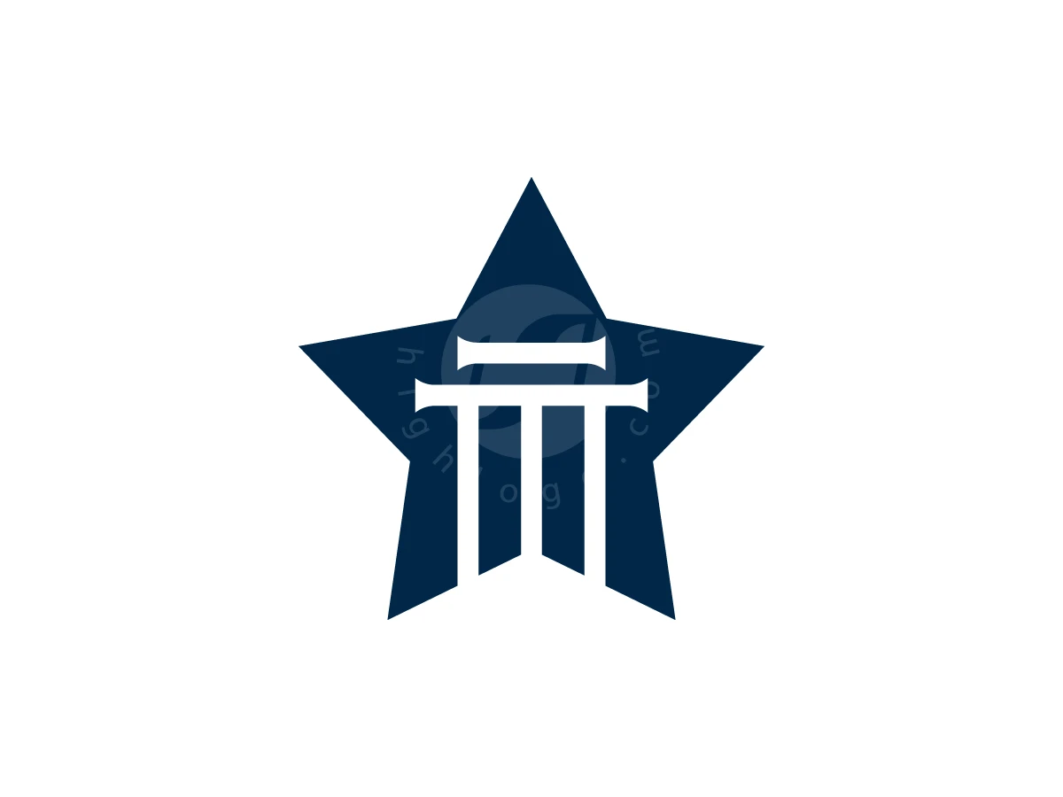 Star Law Pillar Mark Logo - HighLogo